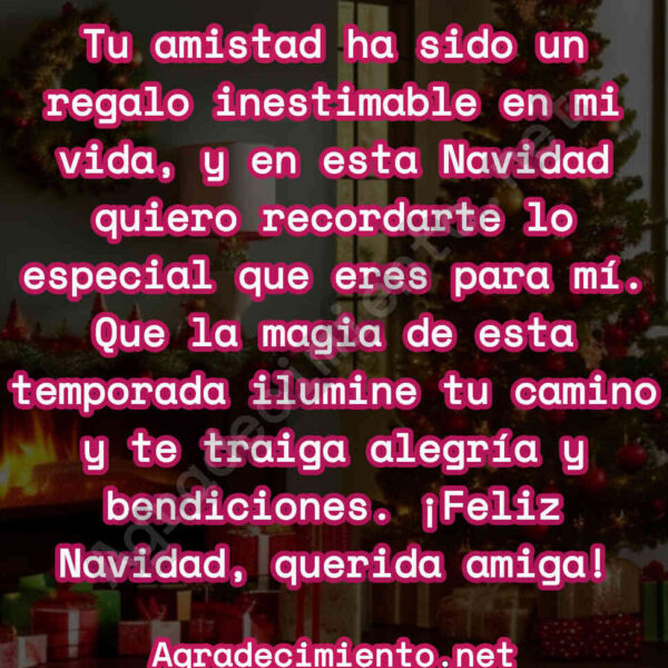 Carta de Navidad para un amigo: ¡Mis mejores deseos para ti!