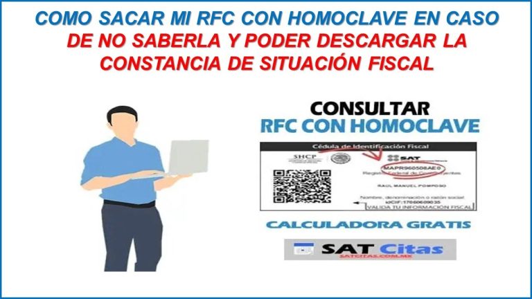 Cédula RFC SAT: Todo sobre la HOMOCLAVE y su IMPORTANCIA