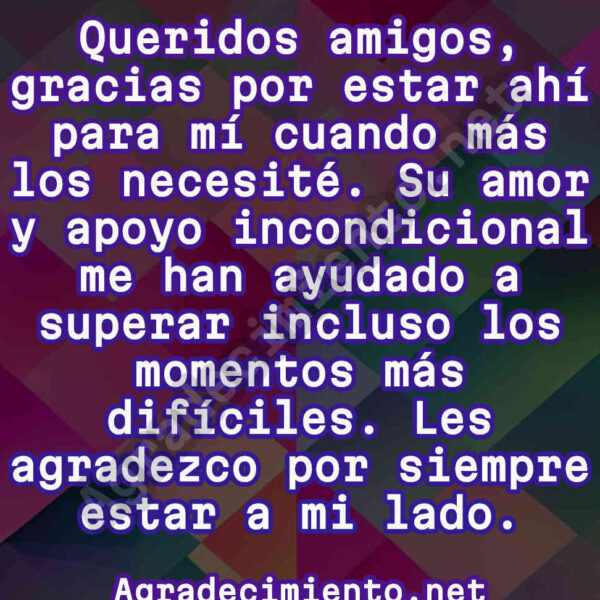 Gracias por estar siempre: palabras de agradecimiento a mi increíble ...