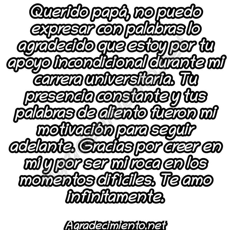 Gracias por ser mi roca: palabras de agradecimiento a los padres por su ...